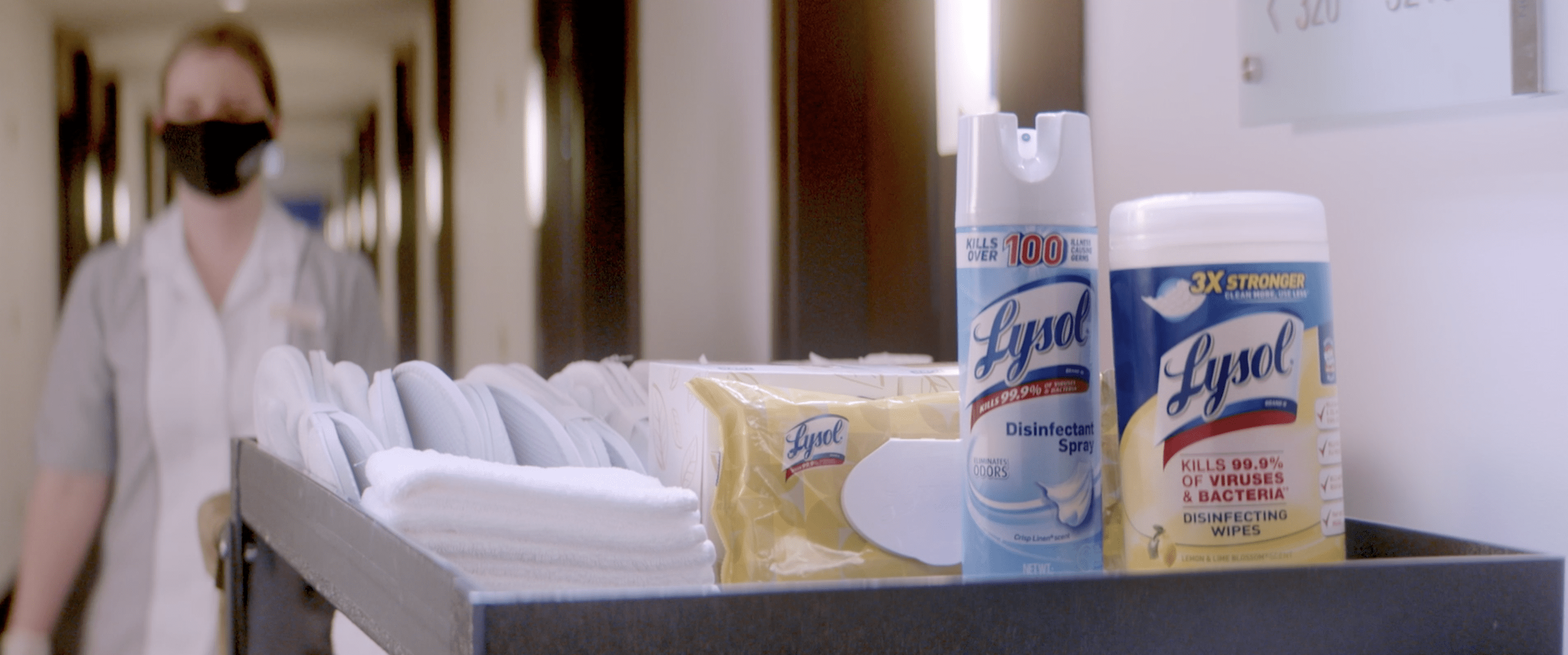 Hilton CleanStay with Lysol protection - Now Screen